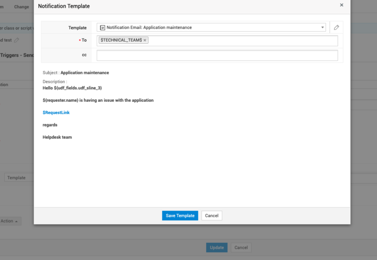 ServiceDesk Plus - Sending An Email Notification For A Specific ...